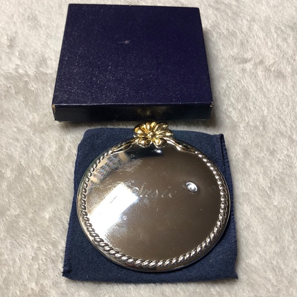 Accessories | Silver Plated Travel Mirror Engraved Susie | Poshmark